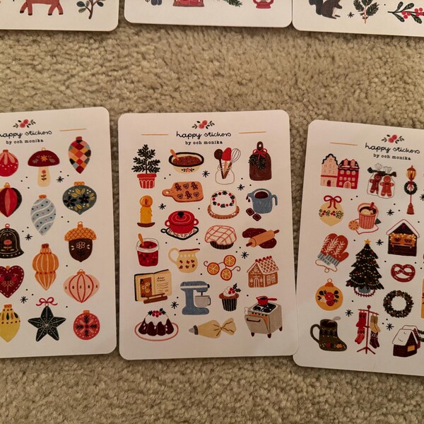 3 Matte Sticker Sheets, Sticker Pack, Sticker Bundle, Cute Stickers ...