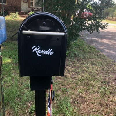 Personal Name Decals Custom Home Label Stickers Mailbox - Etsy