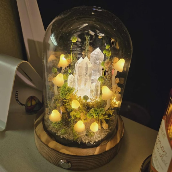 Glowing Crystal Pillars With Healing Properties, Enchanted Forest ...
