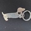 Adorable Dachshund Key Chain for Doxie Lover or Dog Remembrance Key ...