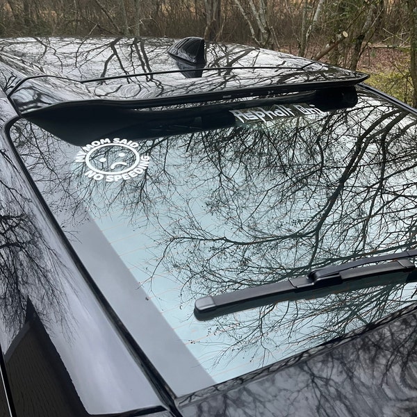 My Mom Said No Speeding Decal, Car Decal, Funny Bumper Sticker, Gift ...