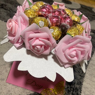 Personalised Naughty Elf Hat Box Bouquet Filled With Treats - Etsy UK