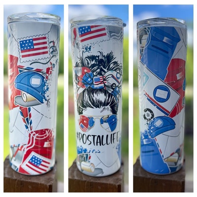 Postal Life Tumbler Sublimation Design Download, Postal Life Tumbler ...