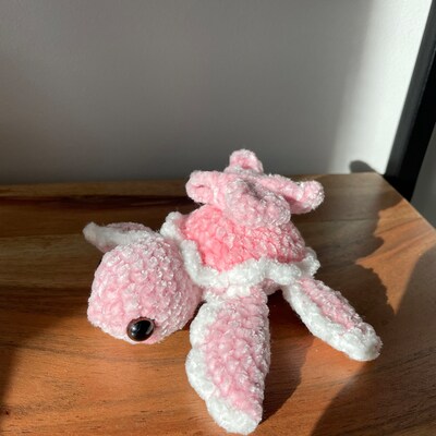 Mini Bow Turtle Crochet Pattern Valentines Day Pattern PDF Ribbon ...