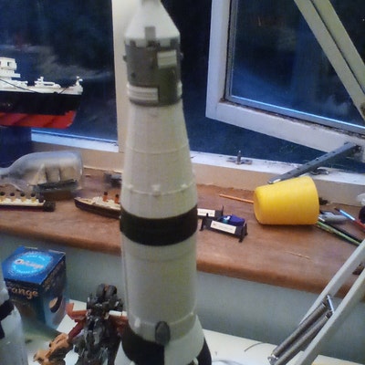 Spacex Falcon 9 Fairing Payload 60cm Tall Display Rocket Model - Etsy