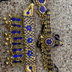 Afghan Mathapati Afghan Jewelry Set Hand Made Afghani Head | Etsy