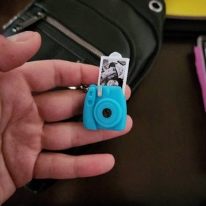 Mini Camera Keychain and Your Own Personalized Photo. Camera Keychain ...