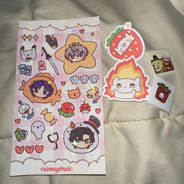 Kimi Ni Todoke Sawako Sticker Sheet Gloss Sticker Sheet - Etsy