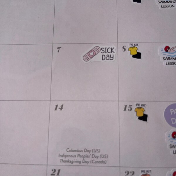 Vitamins Planner Sticker Pastel Colours to Do Planner Stickers Labels ...