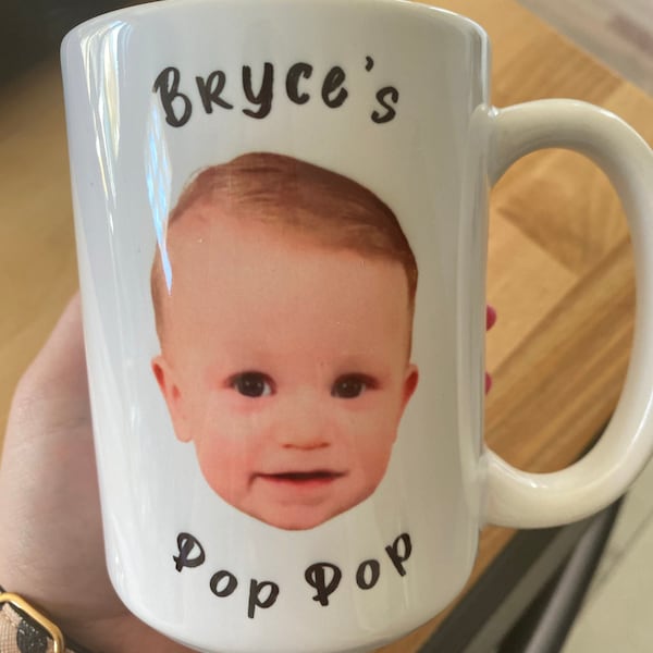 Personalized With Your Baby's Photo, Baby Mug, Coffee Mug, Mug for Mom ...