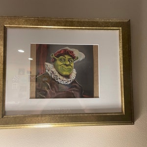 Regal Shrek Print Signed & Dated Renaissance 8 X 8 Print on Deluxe ...