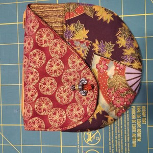 Round Wing Zipper Pouch PDF Sewing Pattern - Etsy