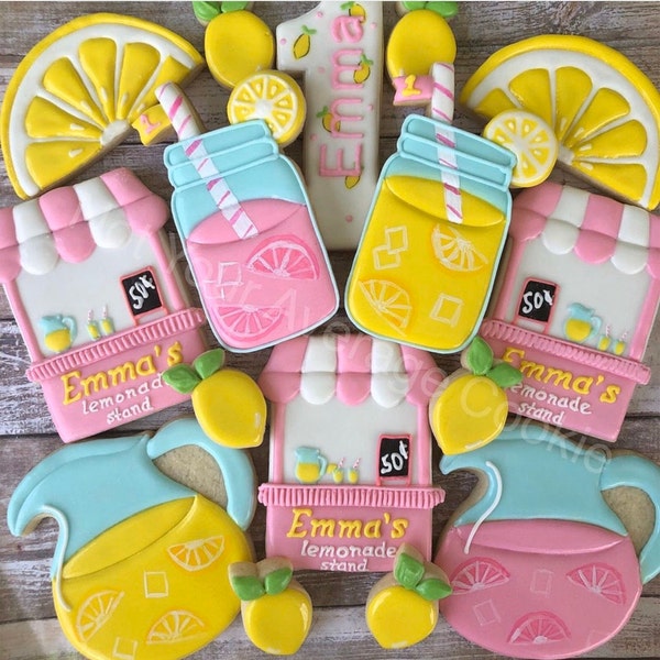 Lemonade Stand Cookie Cutter. Fruit Stand Cookie Cutter. Lemon Cookie ...