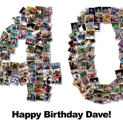 Editable 24x36 Photo Collage Canva Template With Your 48 - Etsy