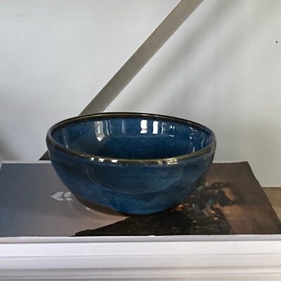 Small Blue Wave Square Serving Plate - Etsy