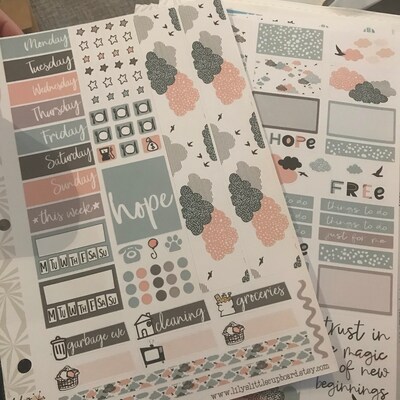 Deadline Planner Stickers Work Planner Stickers Lily's - Etsy