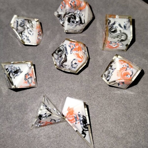 Yellowstone - Handmade Dice Set for Dungeons & Dragons - Etsy