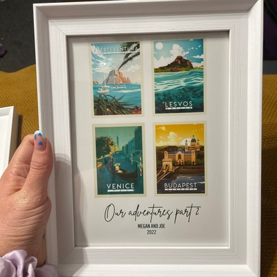 Travel Scratch Card Travel Gift Holiday Reveal Custom Scratch Card ...