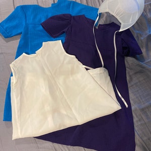 Amish Handmade Apron White Tie Apron | Etsy