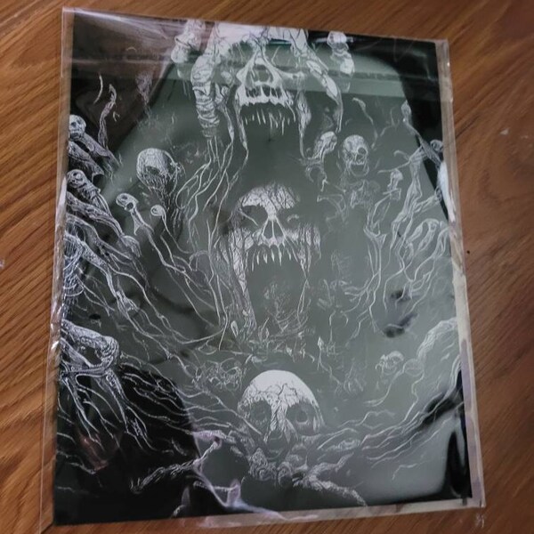 The Tainted Town Gothic Art Print Dark Surrealism Victorian Ink Drawing ...