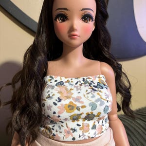 Clothing to Fit Smart Doll Pear Girl the Eliana Top in Tiny Cherries ...