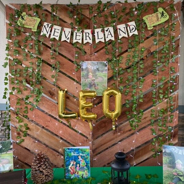 Peter Pan Banner, Neverland Banner, Peter Pan Birthday, Peter Pan Baby ...