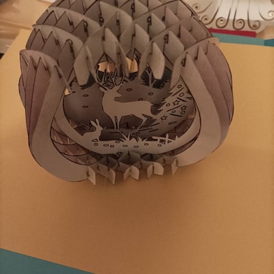 Pack 5 Christmas Pop up Svg Template, Christmas Ornament Pop up Svg for ...