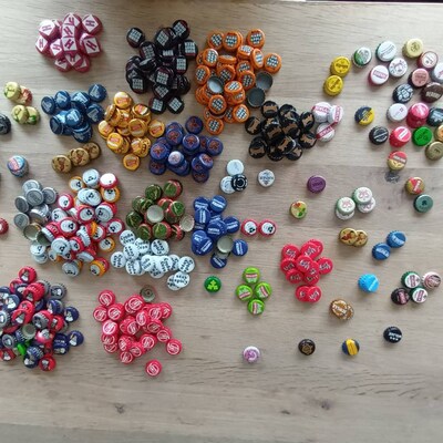 Turtle Beer Cap Art, Colorful Unique Wall Art. Gorgeous Wall Beer ...