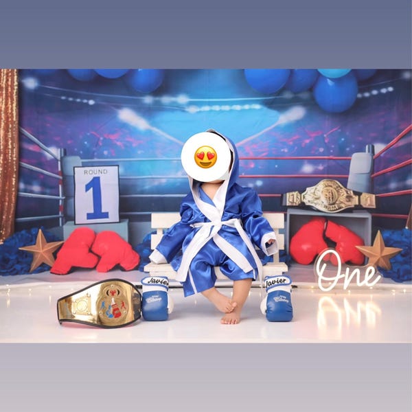 Champion Baby: Personalized Boxing Set With Robe, Gloves, Shorts, and ...