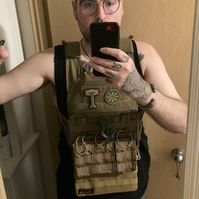 Tactical Scorpion Gear 4 Pc Level III AR500 Body Armor Plates Molle ...