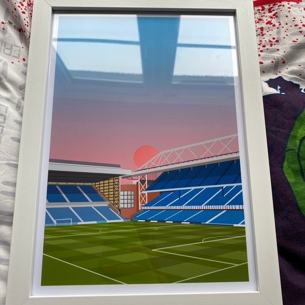 UK Football Stadiums - Periodic Table Art Print - English, Scottish ...