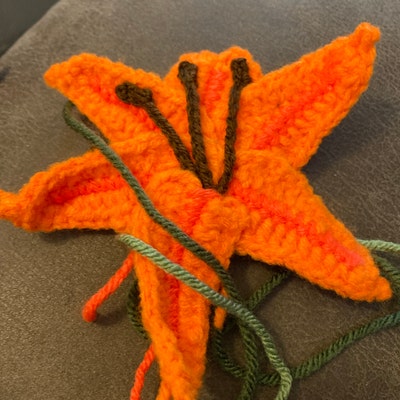 PATTERN Lily Applique-crochet Pattern, Pdf - Etsy