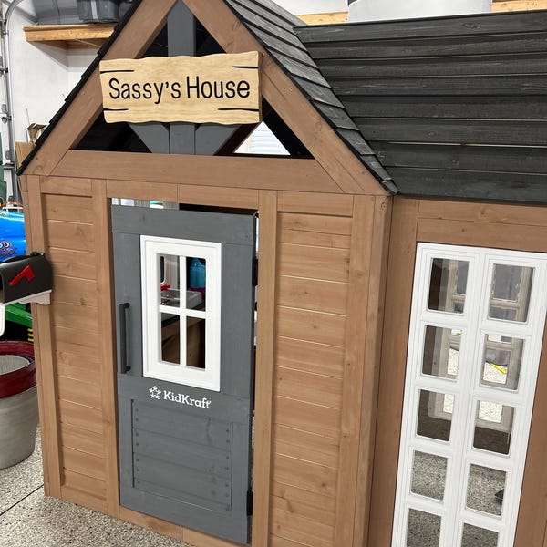 Personalized Treehouse Sign Playhouse Sign Treehouse Custom Wood Sign ...