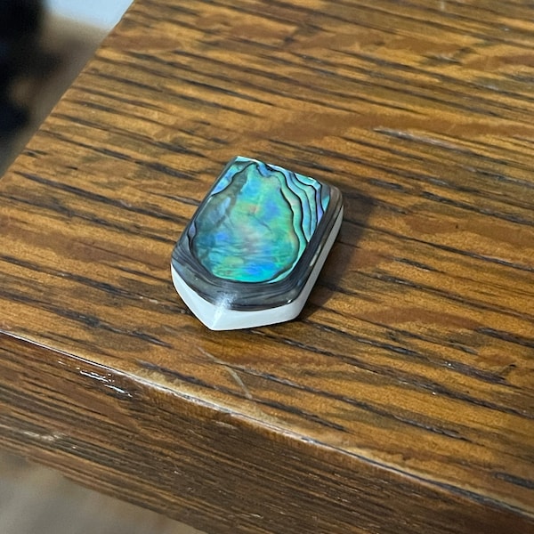 Natural Abalone Shell Rectangle Flat - 15x30mm, 20x30mm, 25x30mm (5/10 ...