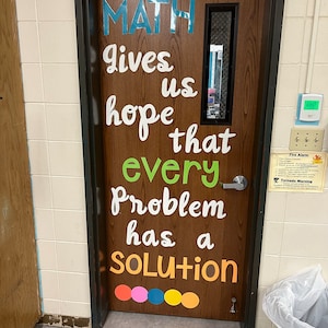 Math Bulletin Board Kit Back to School Bulletin Board Math Classroom ...