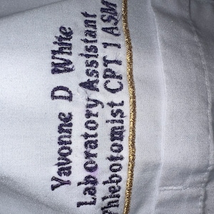 Lab Coats, Embroidered Personalized Lab Coats With Name, Title ...