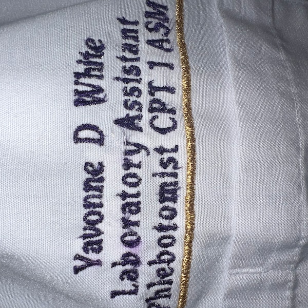 Lab Coats, Embroidered Personalized Lab Coats With Name, Title ...