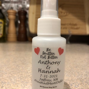 Bulk 50 Bug Spray Bottles & Labels 48 Templates Be - Etsy