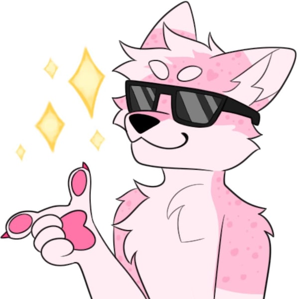 Digital Protogen Furry Emote/sticker Bases (pack 2) - Etsy