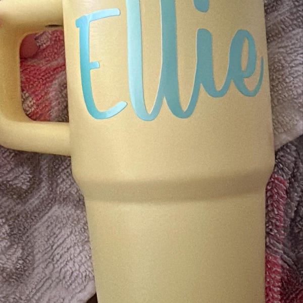 Solid Colors Glossy and Matte - Custom Vinyl Decal - Personalized Names ...