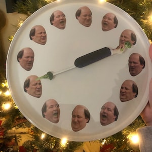 Kevin Malone Broccoli Clock the Office Gag Gift or Funky Home Decor ...