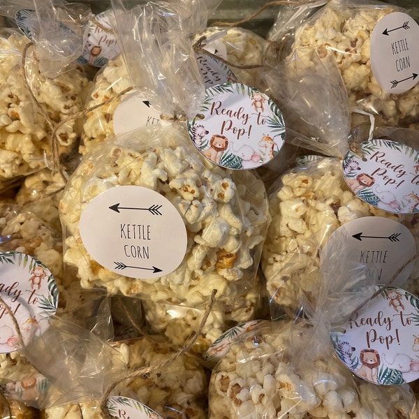 Ready to Pop Stickers Jungle Baby Shower Jungle Animals Safari Baby ...