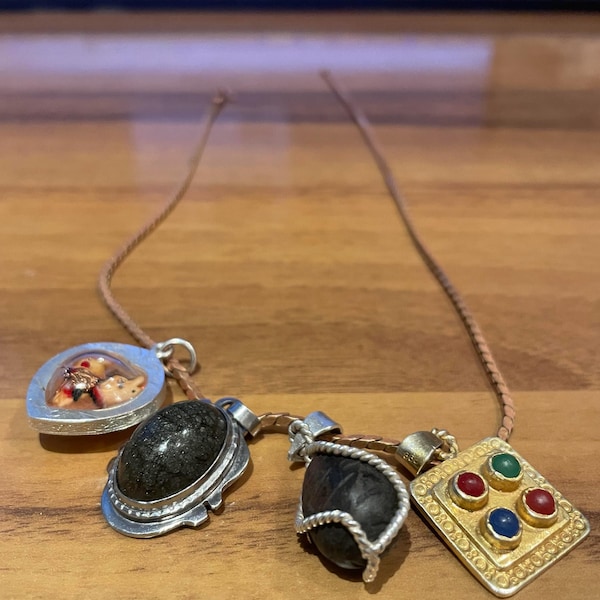 Lottery Gambling Luck Centipede Pearl Magical Mustika Stone Pendant ...