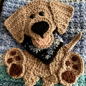 Crochet Pattern INSTANT PDF DOWNLOAD Chocolate Lab Dog Crochet Dog ...