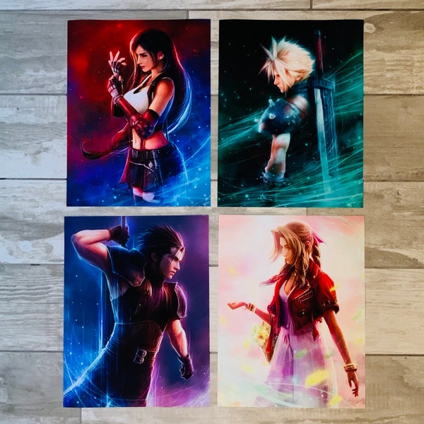 Tifa Final Fantasy VII Remake - Limited Edition Fine Art Print - Etsy