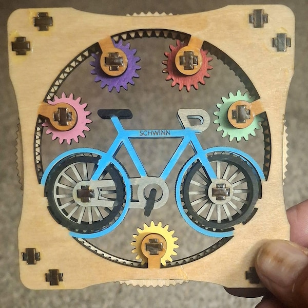 DIGITAL FILE - Kinetic Wave Automata - Moving Sculpture - Laser Cutter ...