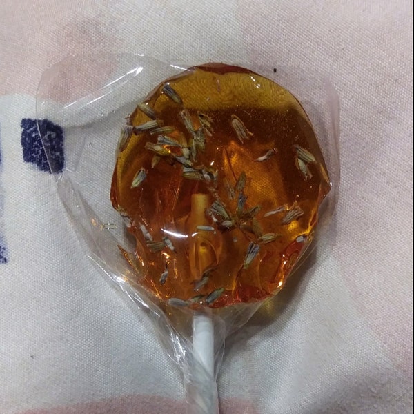 Honey Lavender Tea Handcrafted Lollipops, With Organic Honey and ...