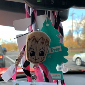 Groot ID Retractable Reel Baby Groot Felt Name Badge Lanyard Reel Combo ...