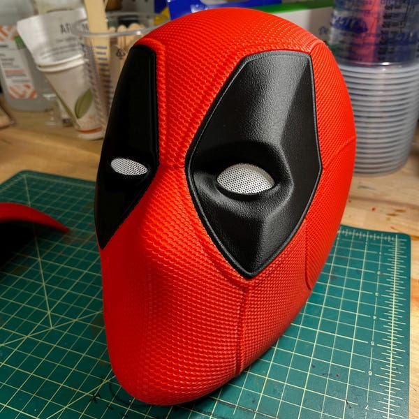 Deadpool Mask 3D Printed - Etsy