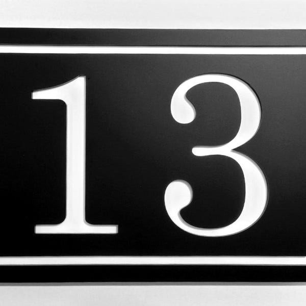 8 Inch Modern House Numbers and Letters, Custom House Address Signs. - Etsy
